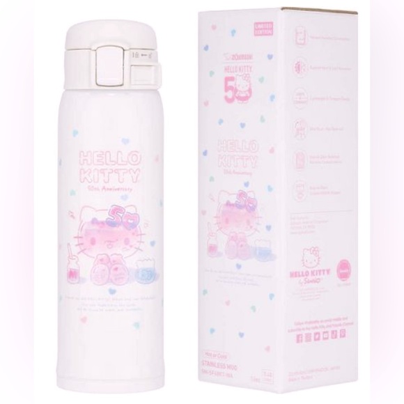 Hello Kitty | Dining | Hello Kitty 5th Anniversary Zojirushi Tumbler ...